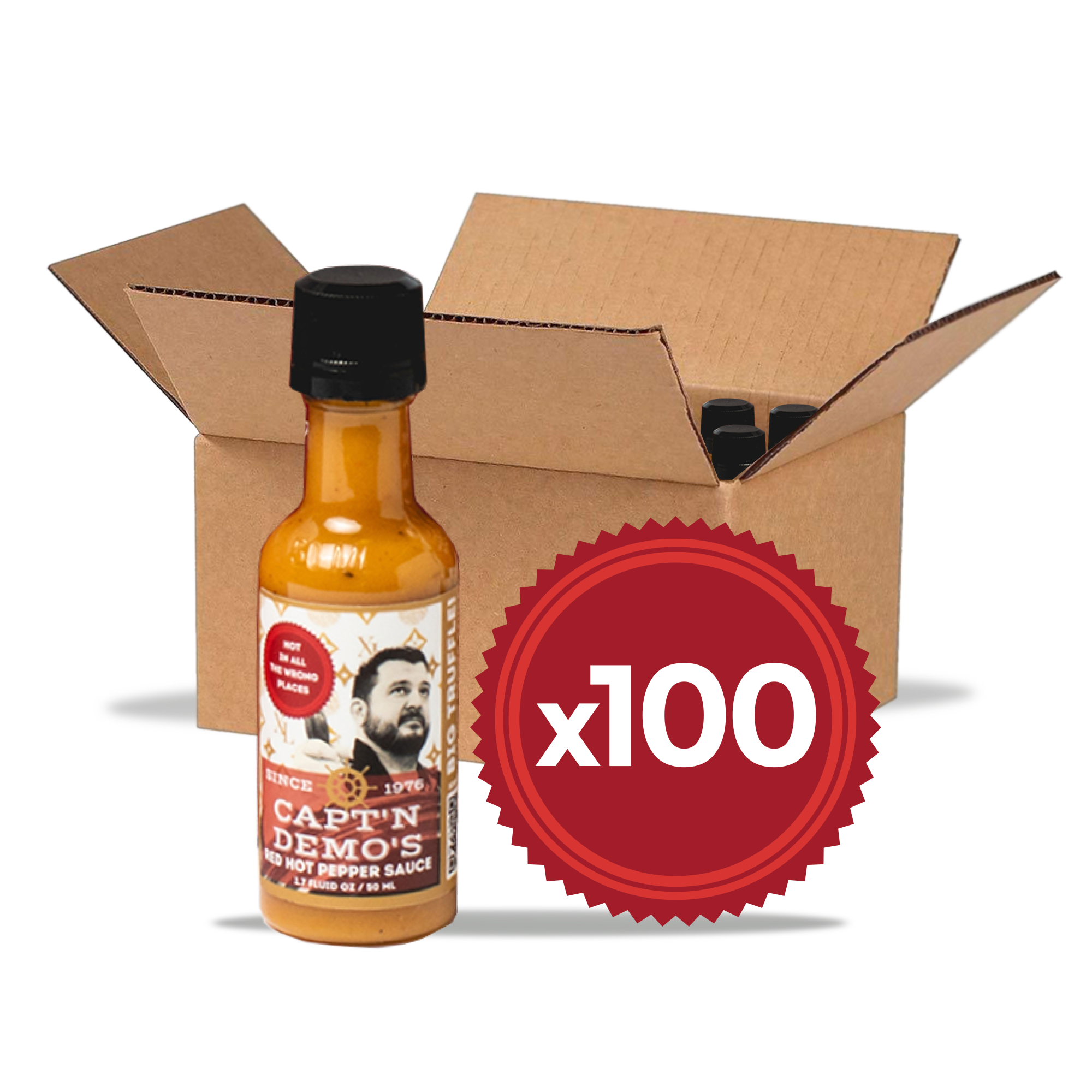 Restaurant Packs – Capt'n Demo's Red Hot Pepper Sauces